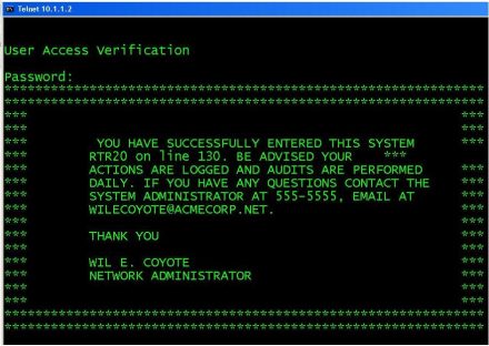 Configurando Banners em Roteadores Cisco